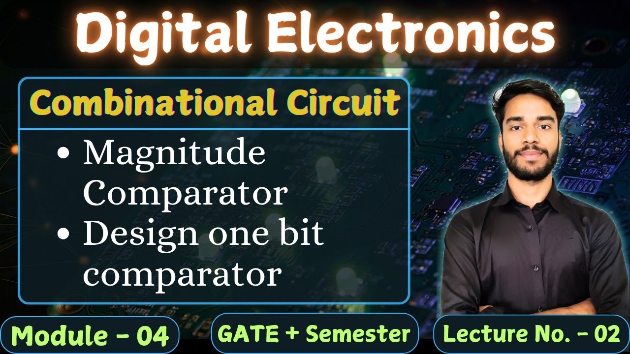 L-4.2 Comparator | Design of 1-Bit Comparator | Digital Logic - YouTube