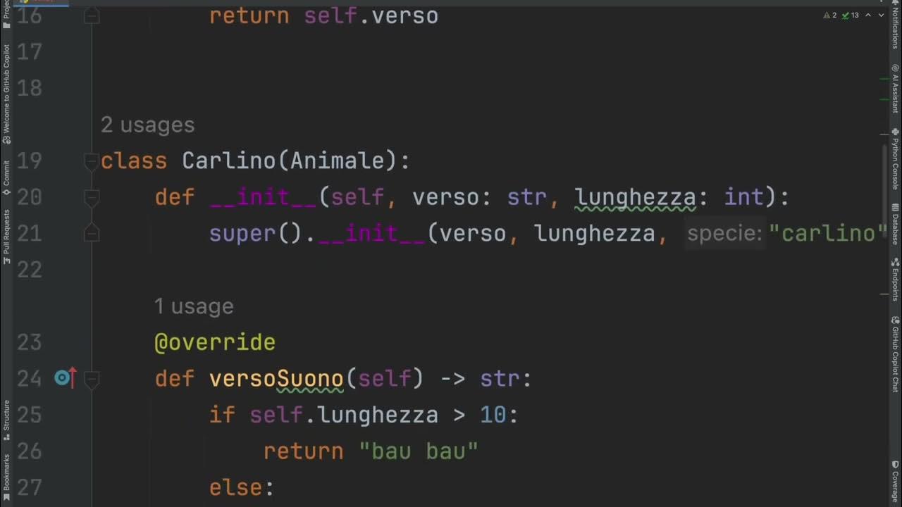 Python classi - ereditarietà e decoratori pt.2 - YouTube