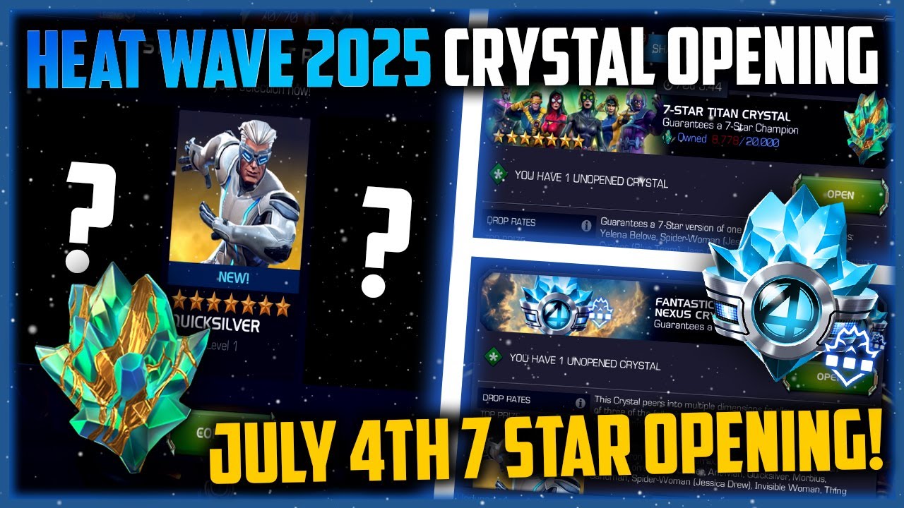 Heat Wave 2025! | 2x 7 Star Crystal | Marvel Contest of Champions - YouTube