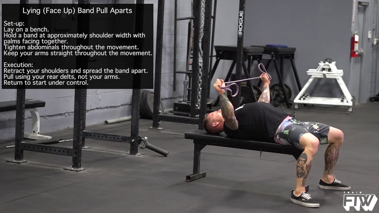 Lying (Face Up) Band Pull Aparts - YouTube
