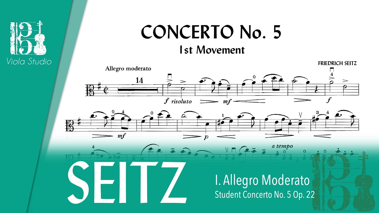 SEITZ - Concerto No 5 in D Major, Op 22, 1st movement | Progressive ...