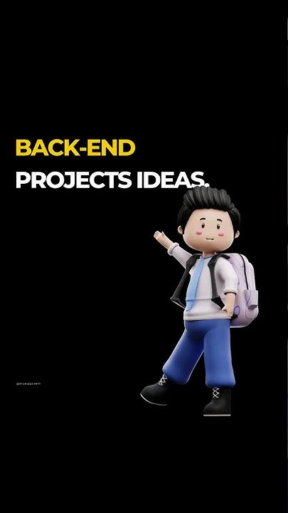 Back-end project ideas - YouTube