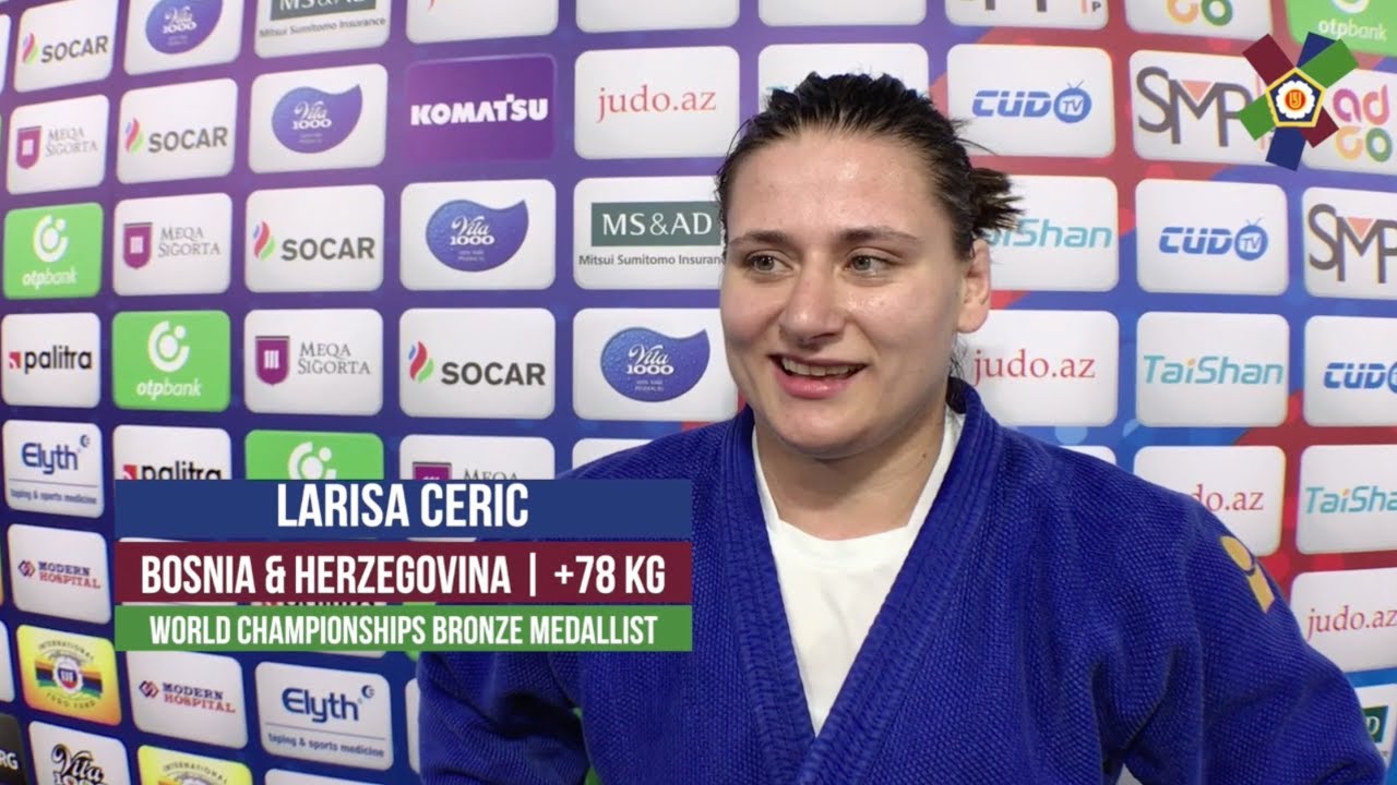 World Judo Championships 2018 - Interview with Larisa Ceric (BIH) - YouTube