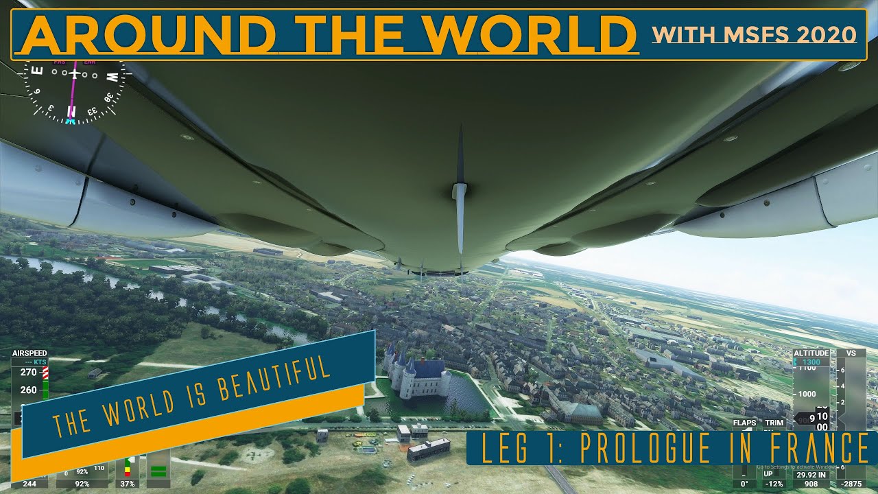 Around the world in MSFS 2020. Leg 1 - YouTube