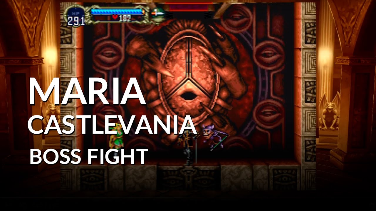 Castlevania: Symphony Of The Night - Maria | Boss Fight - YouTube
