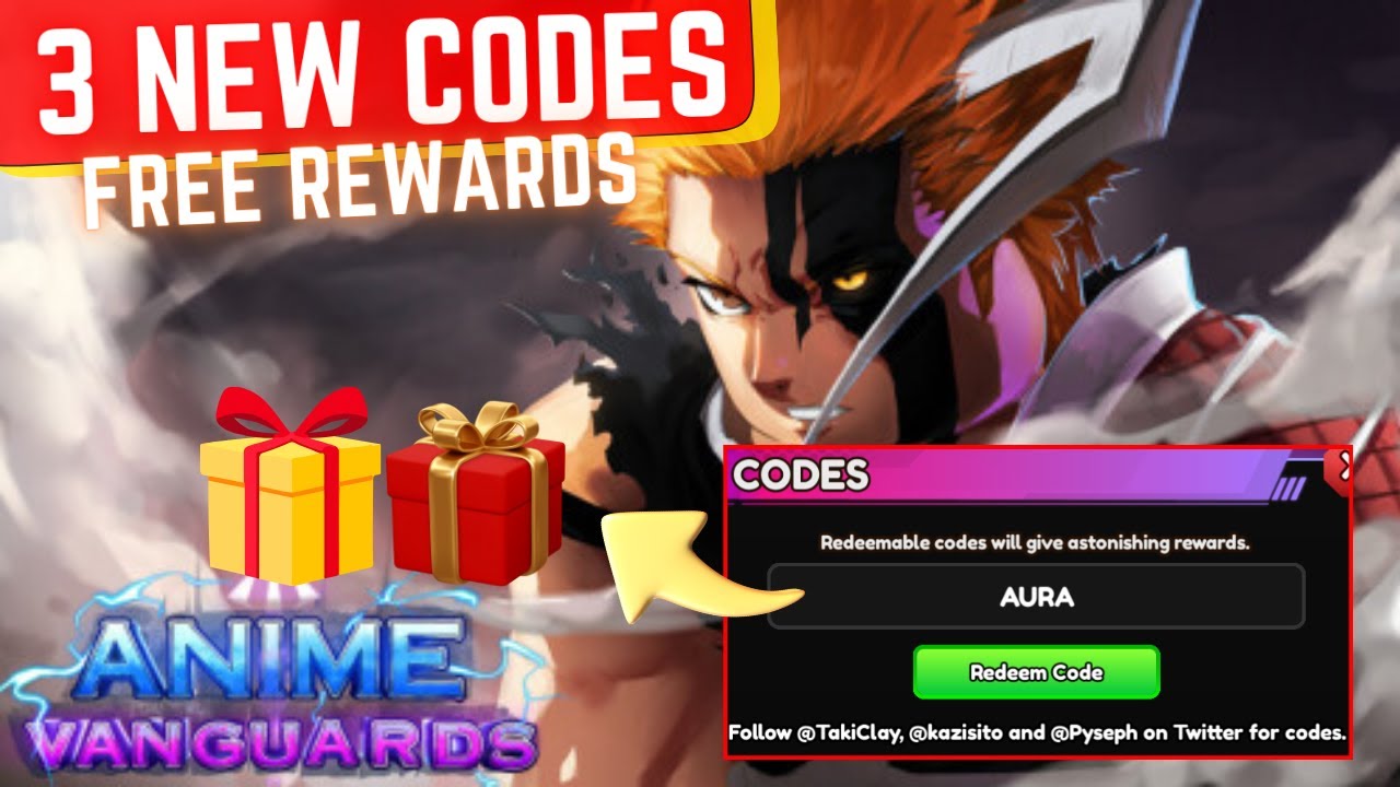 🔥 Latest Codes 🔥 Roblox Anime Vanguards Update 4.0 Codes (March 2025 ...