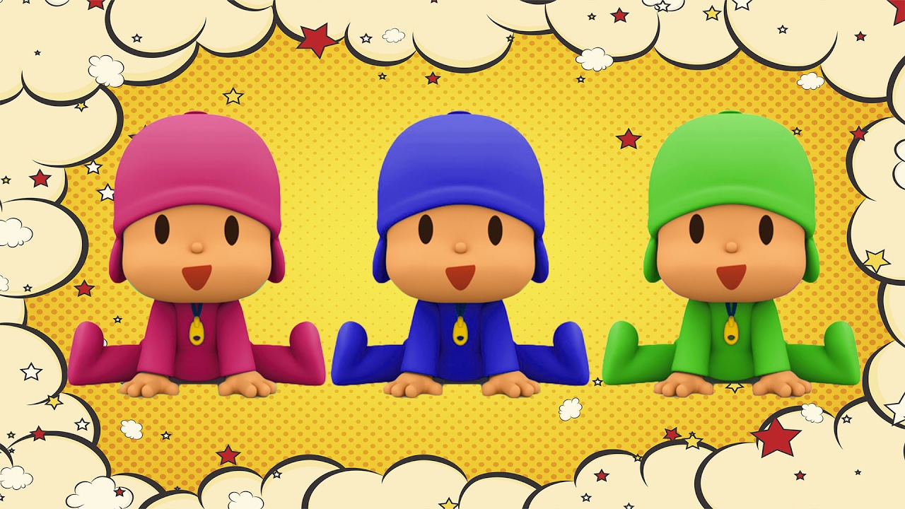 Baby Learn Colors With Talking Pocoyo Colors Reaction Compilation ...