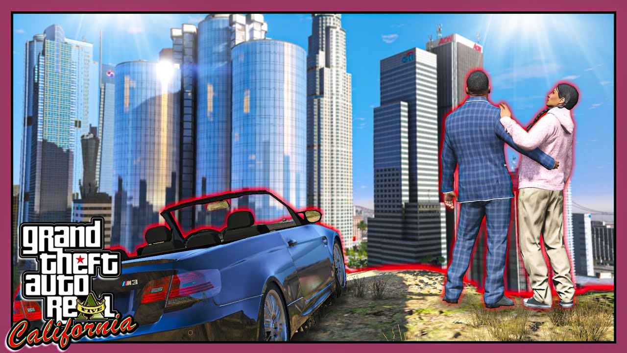 GTA 5 FRANKLIN & His GIRLFRIEND Spending A Day Together | Love Story ...