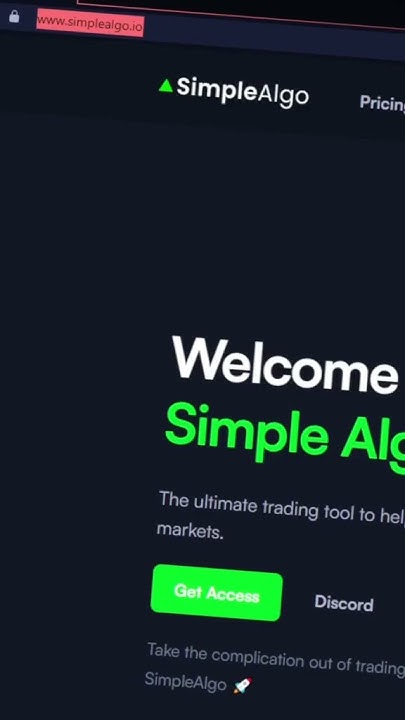 SimpleAlgo.io The Best Indicator For Trading || #trading #trendingshorts #viral #viralshorts # ...