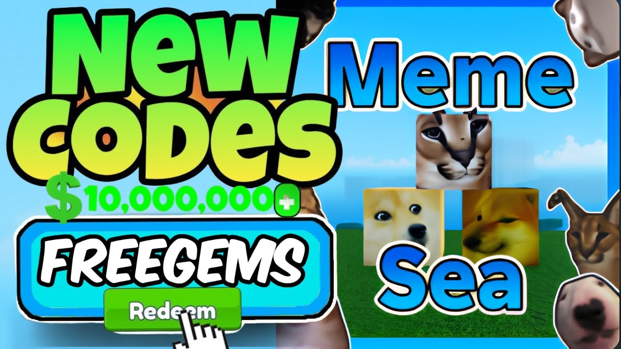 *NEW CODES* ALL WORKING CODES FOR MEME SEA IN 2024! ROBLOX MEME SEA ...