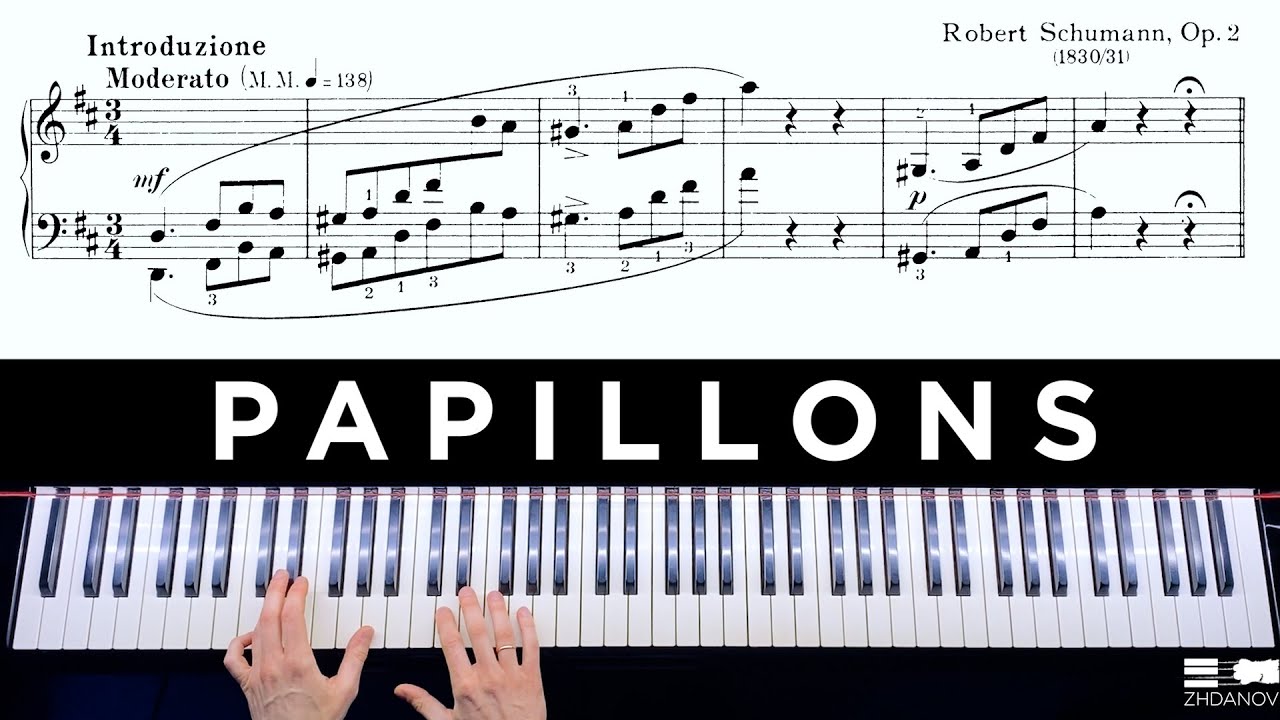 Robert Schumann - Papillons op . 2 [Denis Zhdanov] - YouTube