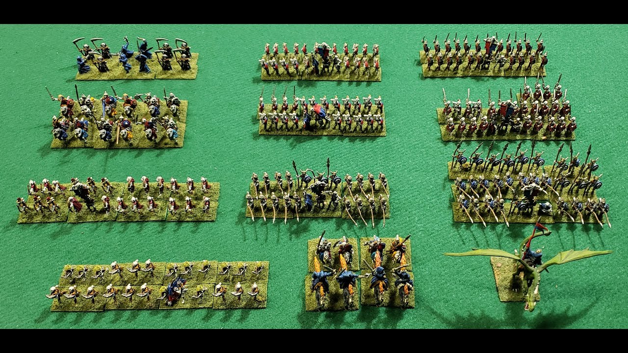 Armies of Arcana 15mm Undead Necromancer Force - YouTube