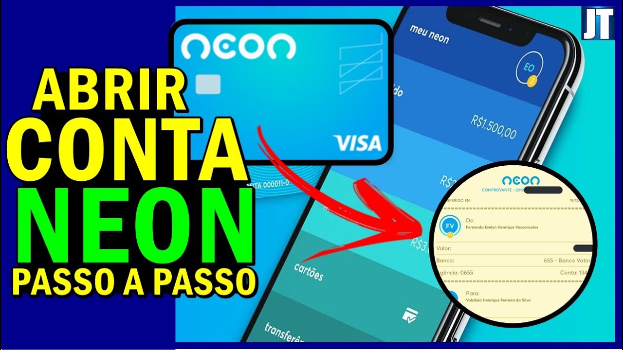 Como ABRIR CONTA no NEON no ANDROID / IOS [BANCO NEON VERSÃO ATUALIZADA ...