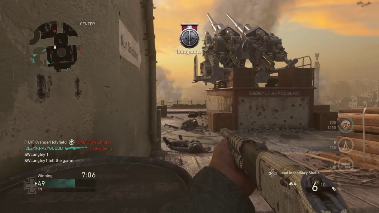 COD WWII 41-1 V2 ROCKET CARNAGE!!! Shotgun C4 | Flak Tower - YouTube