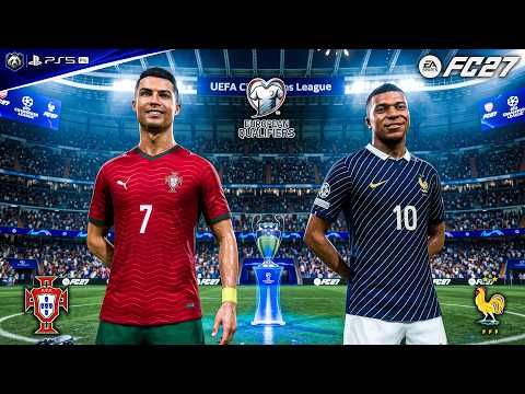 FC 27 - Portugal vs. France - FIFA World Cup Qualifiers Gameplay | PS5™ Pro [4K60]