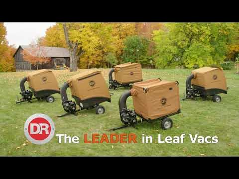 DR Leaf and Lawn Vacuum, Tow-behind models - YouTube