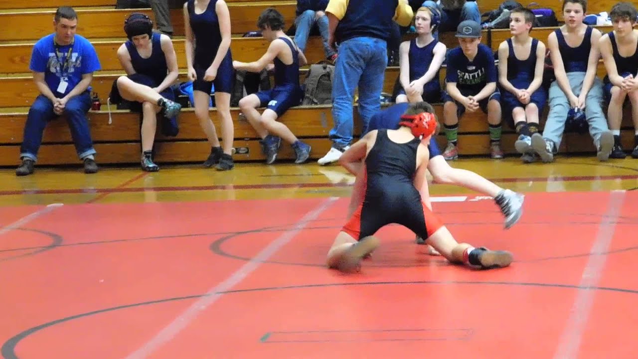 My first wrestling match win #1 - YouTube