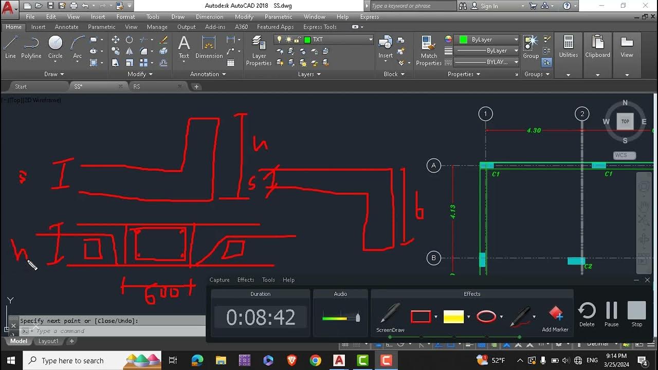 L11 - AutoCAD Structure Course 2024 - YouTube