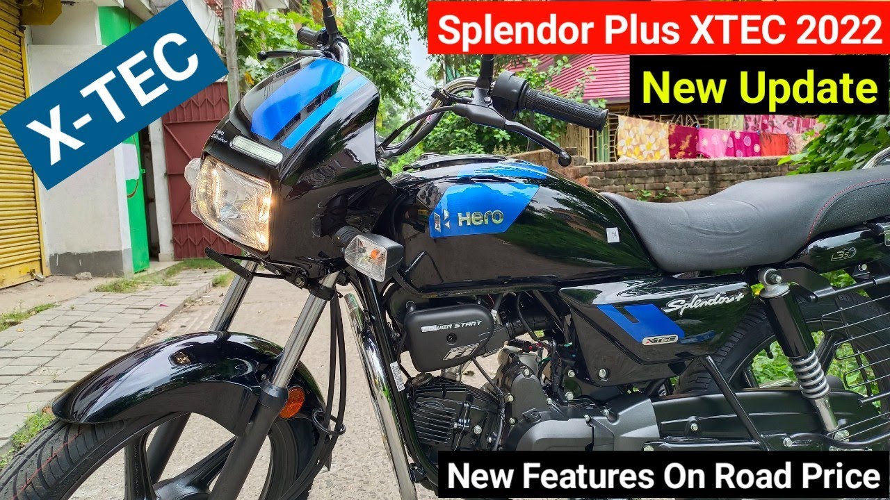2022 Hero Splendor Plus XTEC Details Review | On Road Price New ...