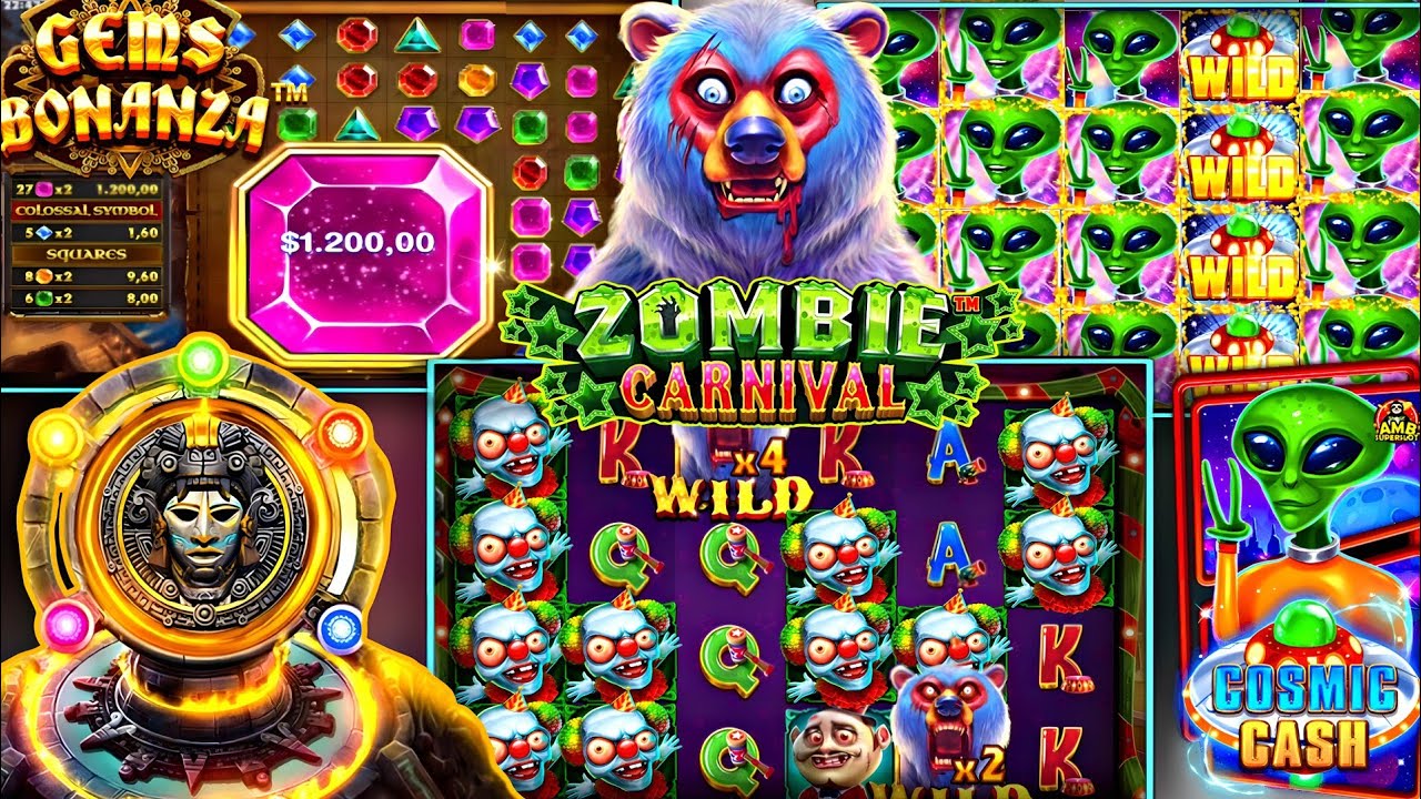 FORREI EM TODOS OS SLOTS MAS O ZOMBIE CARNIVAL QUE ME ENTREGOU A MAIOR ...