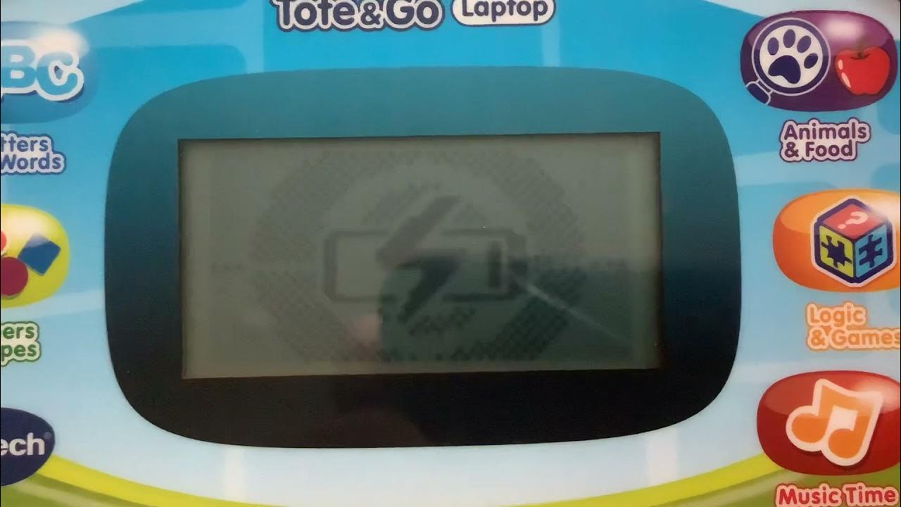 Vtech Tote&Go Laptop Low Battery - YouTube