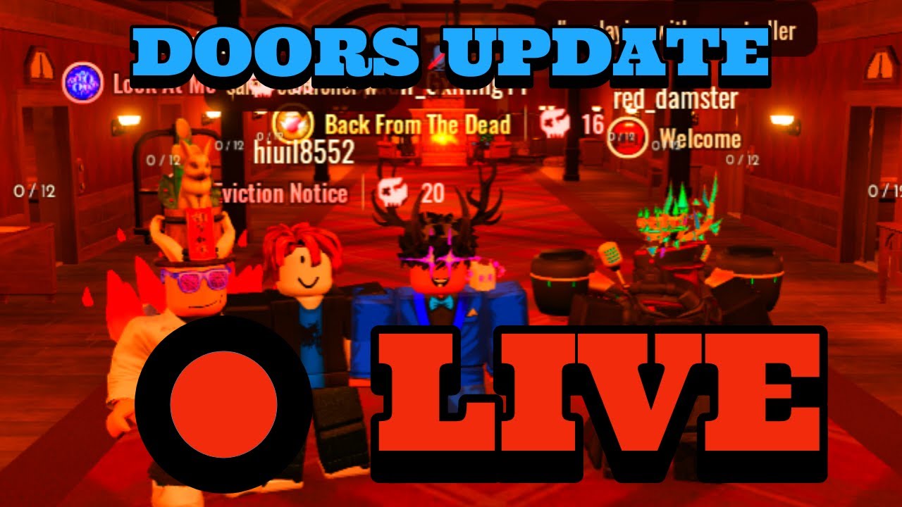 🔴 DOORS UPDATE With Viewers LIVE | Doors (Roblox) - YouTube