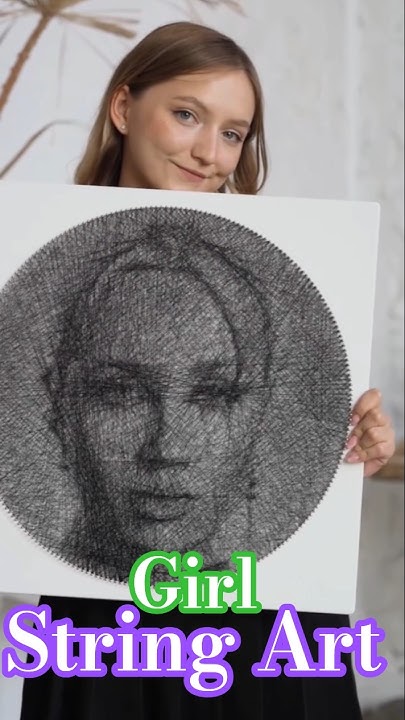 How To Make String Art Tutorial/Nail And Thread String Art By Me ...