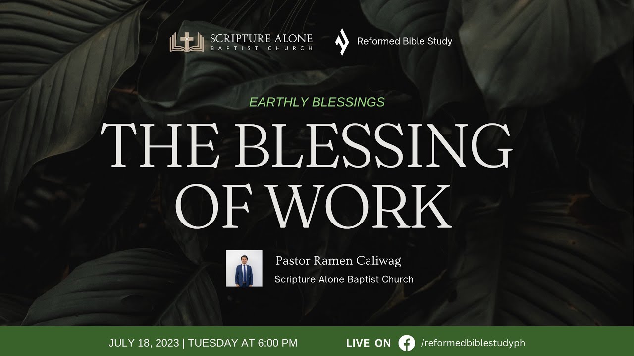 The Blessing Of Work - YouTube