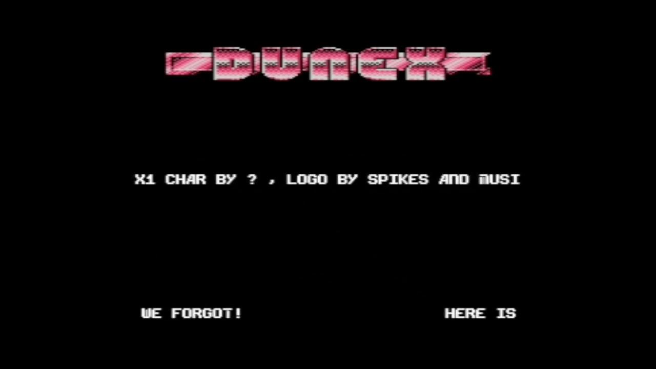 C64: Dunex Intro [1990] - YouTube