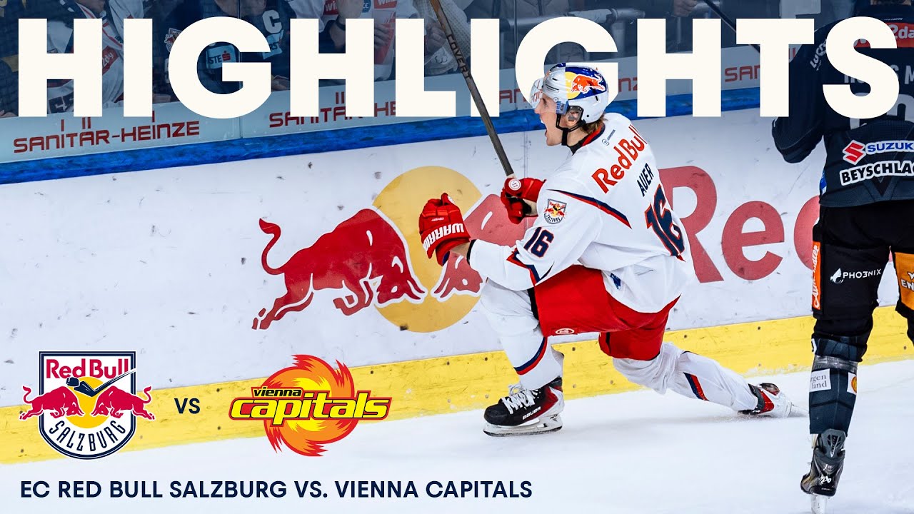 EC Red Bull Salzburg vs. Vienna Capitals - Game Highlights - YouTube