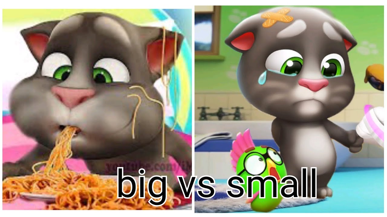 My Talking Tom 2 Big Vs Small Gameplay Walkthrough - YouTube
