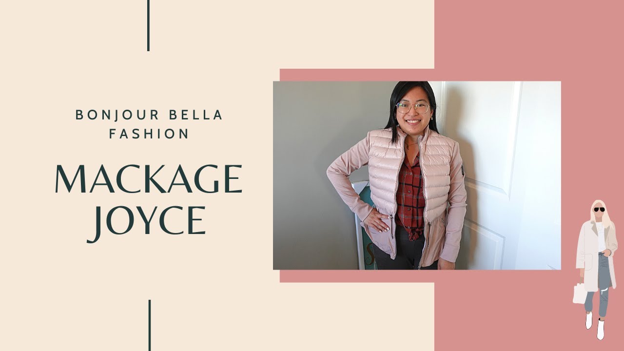 FASHION | MACKAGE JOYCE | Spring Outerwear | Unboxing & Try-On ...