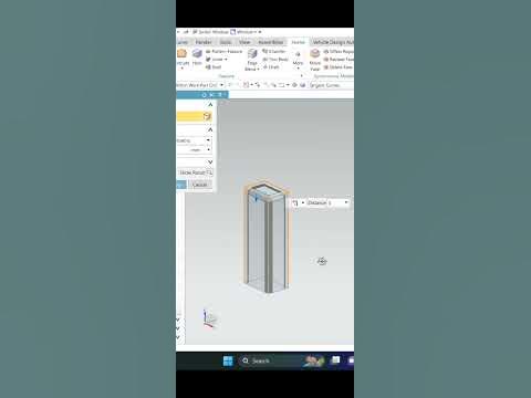 chamfer command | basics command in nx | how to create 3d model | 3d design using nx | #shorts ...