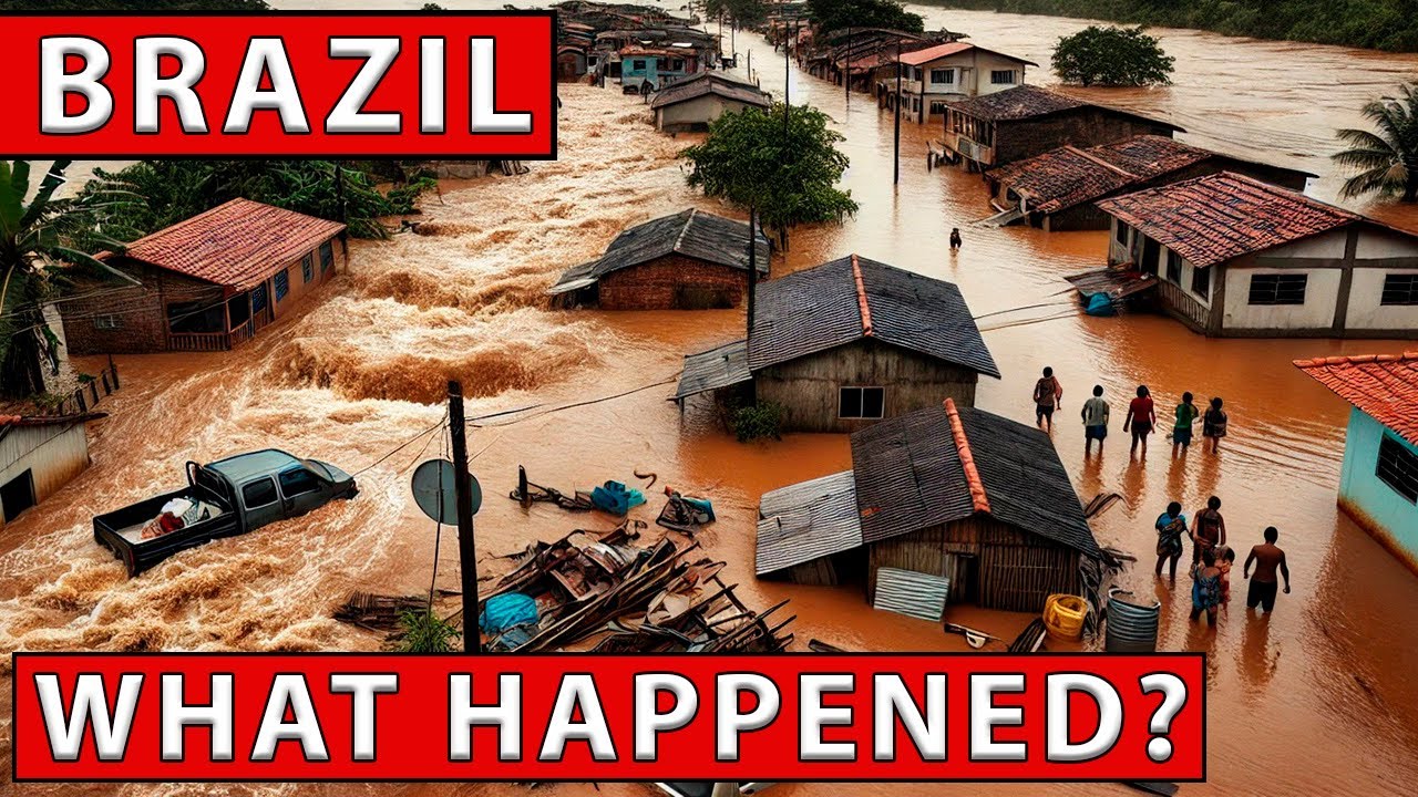 🔴Catastrophic Floods in Brazil After Extreme Rains!🔴Storm & Tornadoes ...