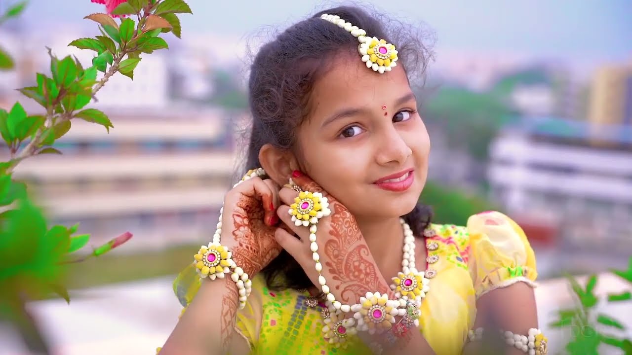 Aadhya & Gishnu Saree & Dhoti Ceremony | Mangala Snanam | Half Saree Function | @DCR Photography ...