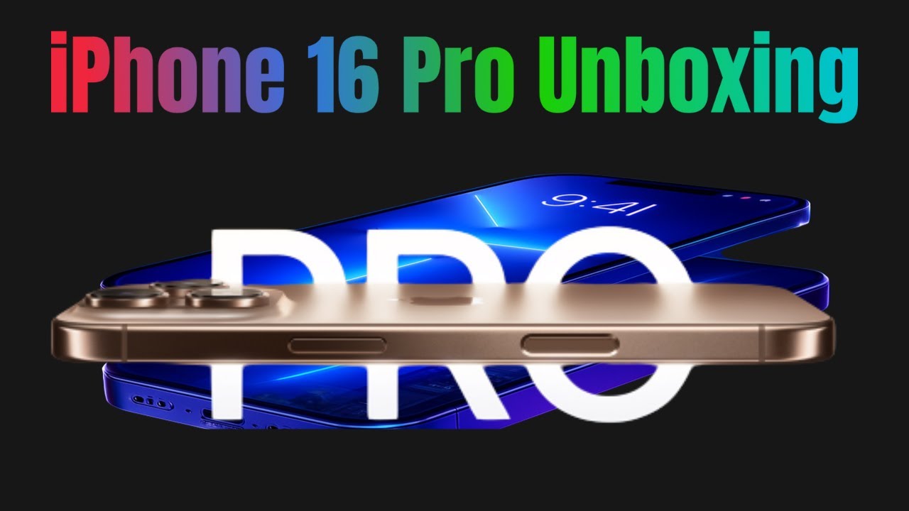 iPhone 16 pro Unboxing Review! , introducing iPhone 16 Pro - YouTube