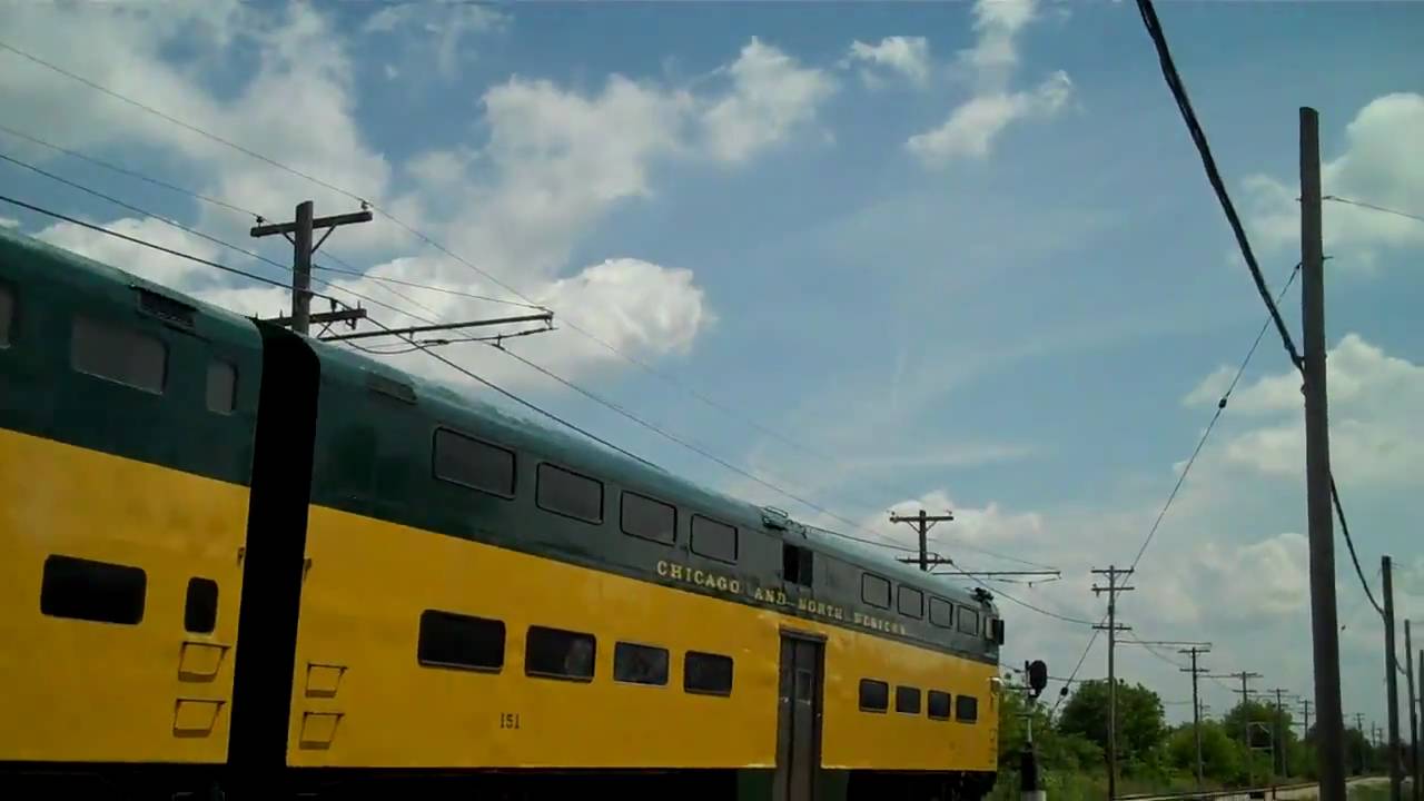 CNW F7 Bilevels west IRM - YouTube