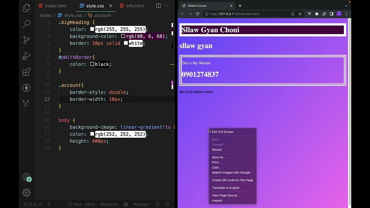 HTML, CSS and JS Course 15 [Kurdish] - YouTube