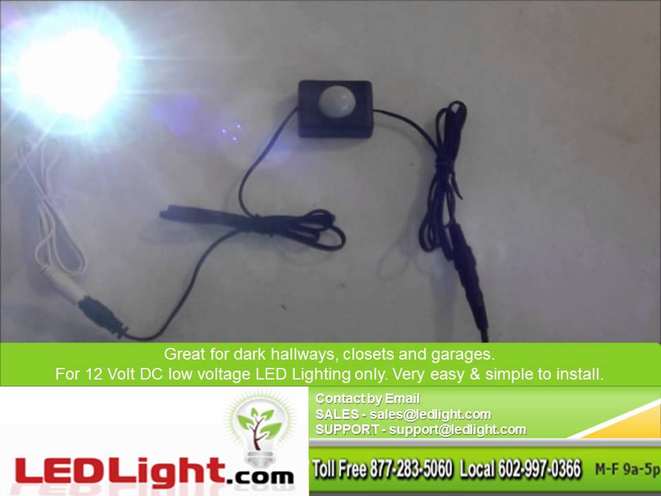 Motion Light LED Controller 12 Volt D.C. Product Code: 32486 - YouTube