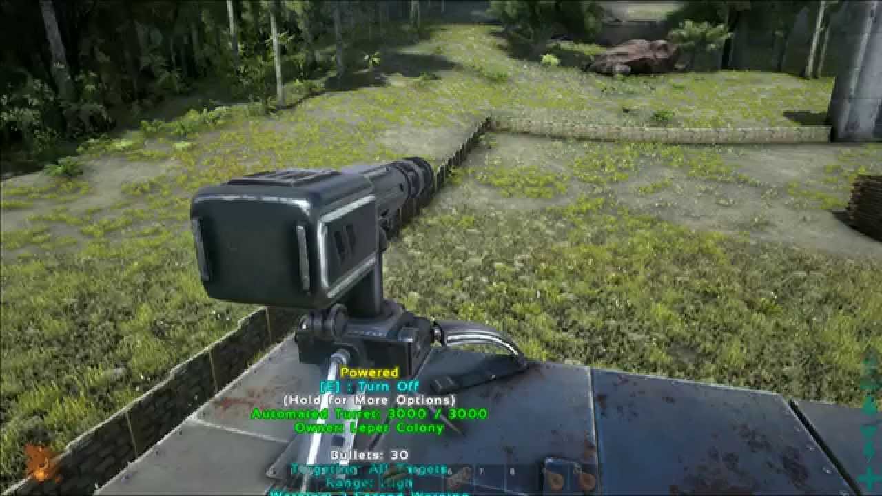 ARK: Survival Evolved (Rescue Mission & Turrets in Action) - YouTube