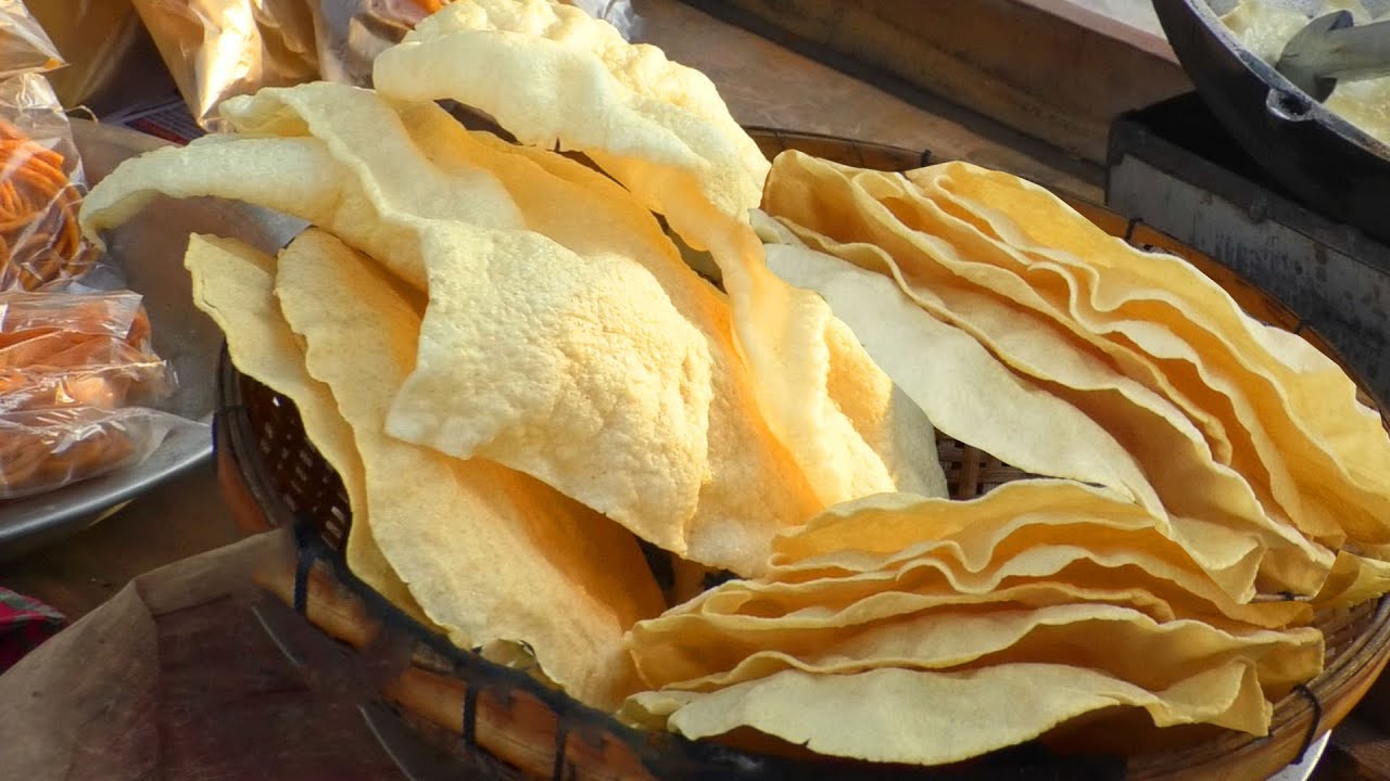 Crispy Flour Papad Making System !! Very Tasty Bengali Snack For Kids ...