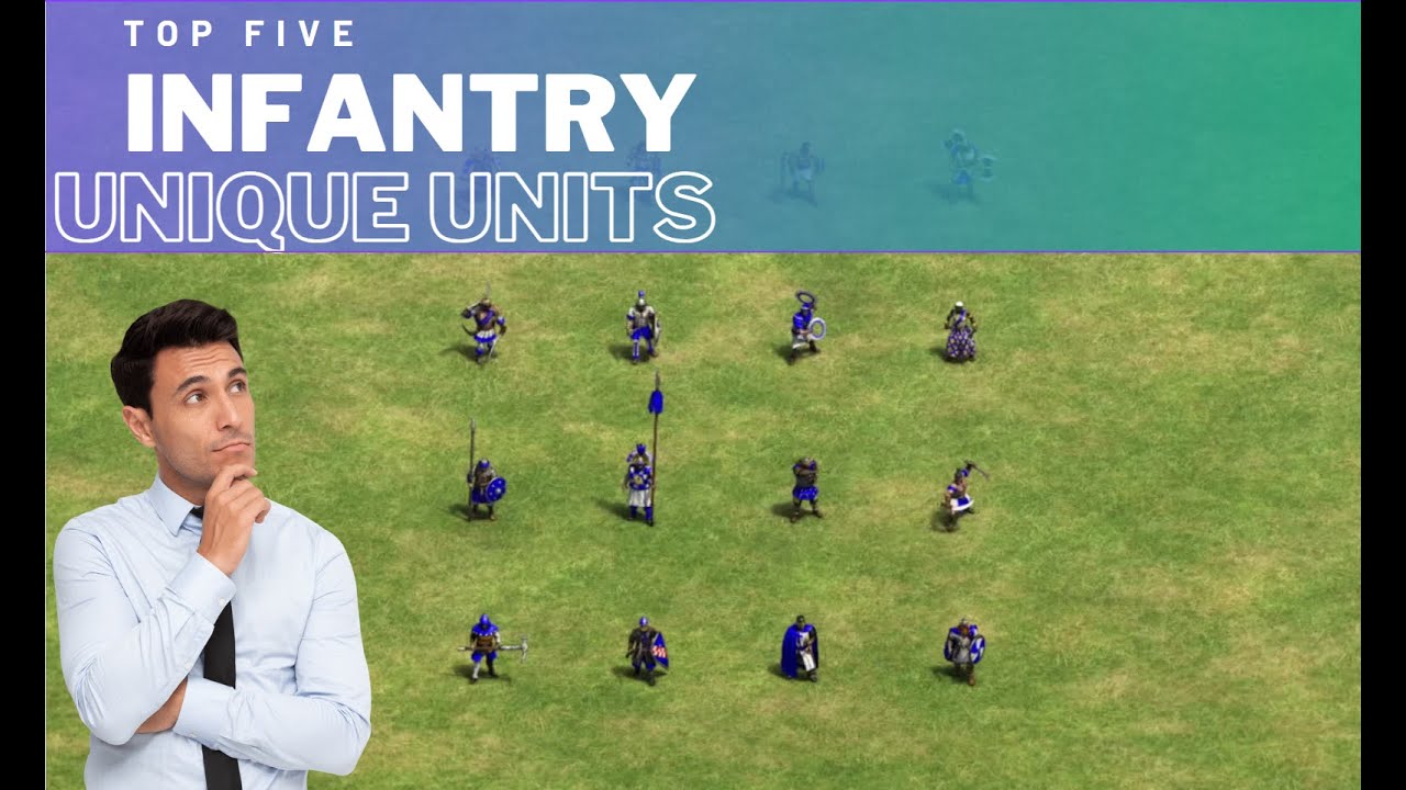 Top 5 Infantry Unique Units | Age of Empires 2 - YouTube