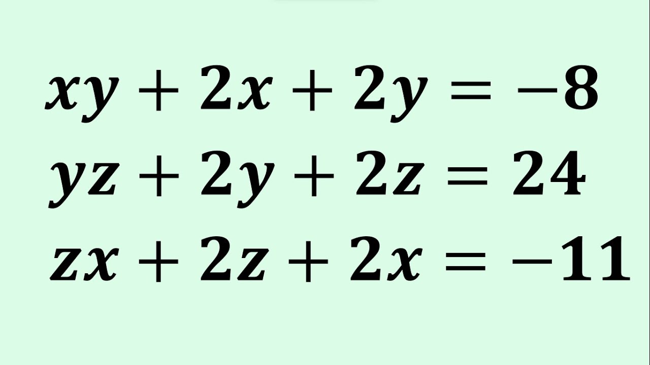 Demystifying A System Of Equations With Ease YouTube demystifying-a-system-of-equations-with-ease-youtube