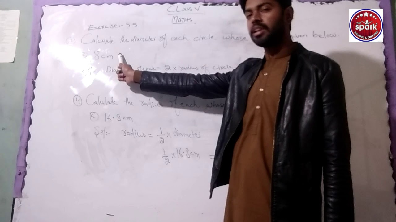 Problems of Radius and Diameter of Circle Class:05(Maths) - YouTube