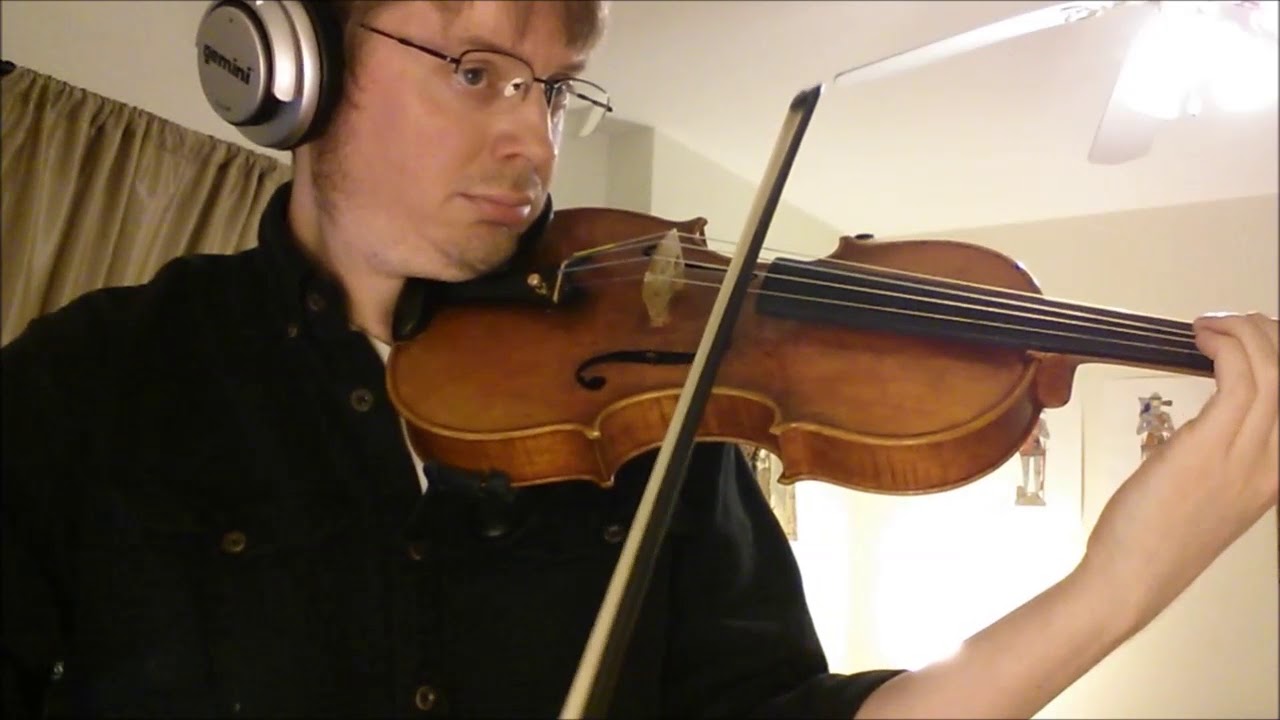 Bach Concerto for two Violins in D Minor, 1st movement, violin two ...