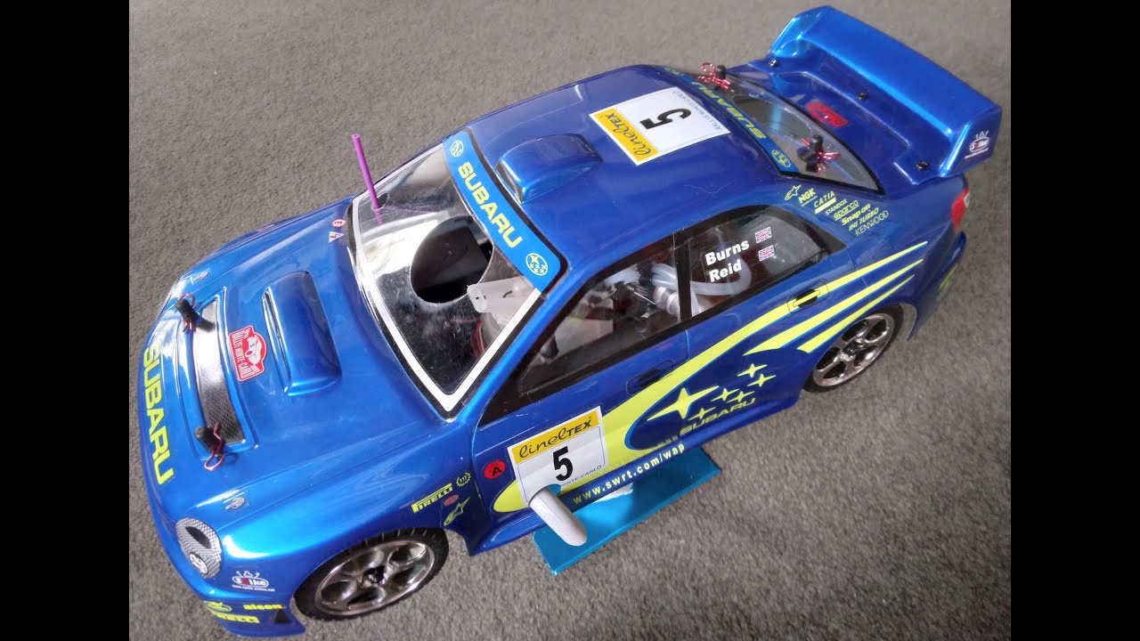 GS Vision RTR 4 Nitro RC 1/10 Scale Subaru - First Drive, 20 yr old car ...