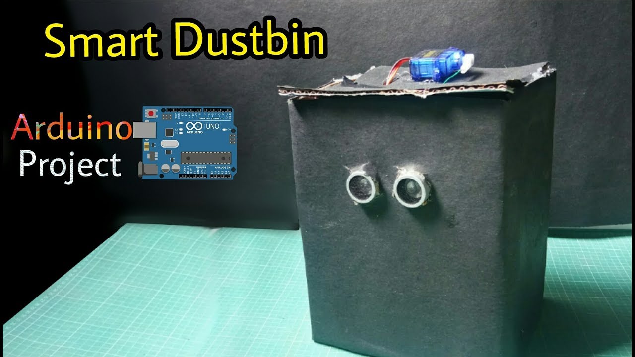 How To Make A Smart Dustbin With Arduinoarduino Project Youtube 9963