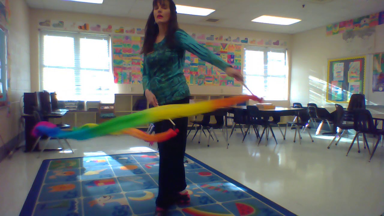 Catch the Rhythm dance with streamers - YouTube