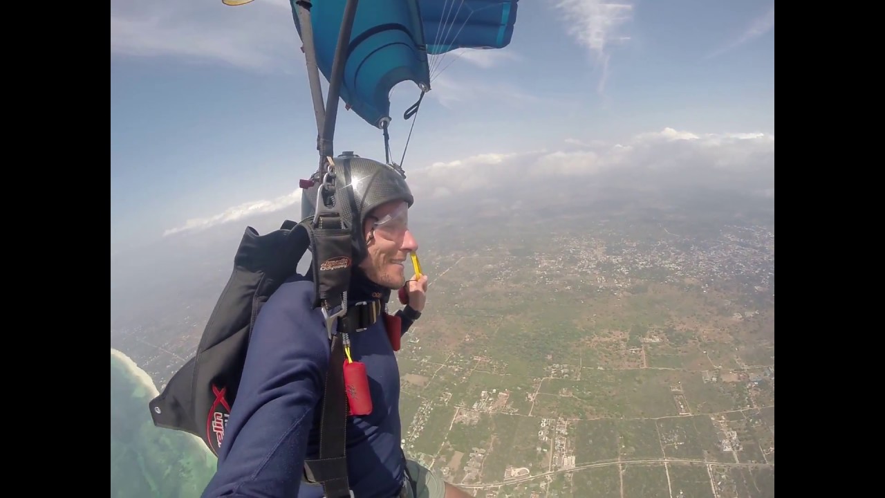 Skydive Diani Beach, Mombasa, Kenya. March 2017 - YouTube