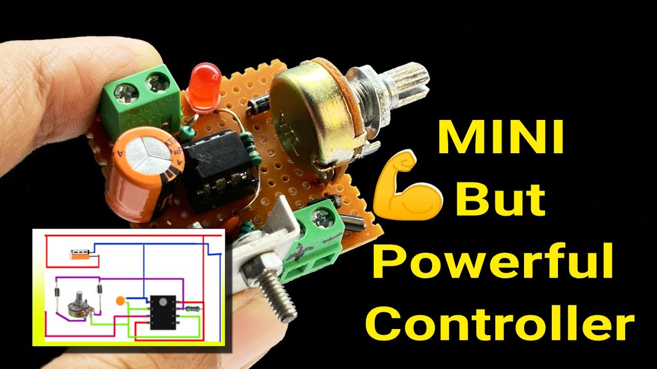 How to make a powerful PWM controller for DC motor & LED lights - YouTube